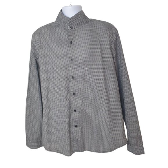 J.Ferrar | Shirts | Jferrar Mens Buttonup Xxl Black White Slim Fit ...